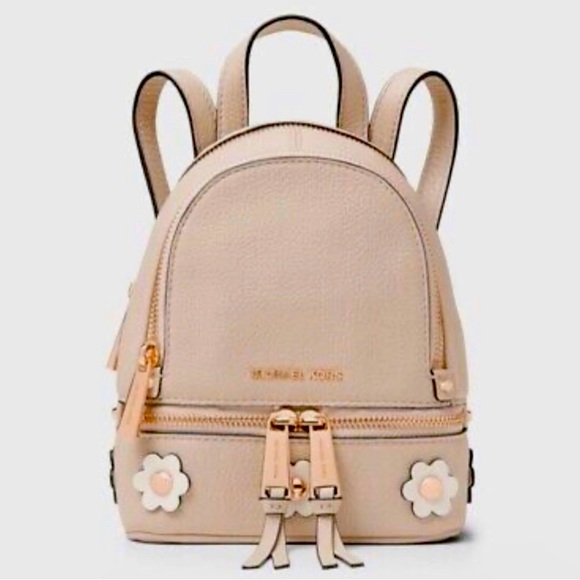 Michael Kors | Bags | Michael Kors Rhea Mini Floral Applique Leather ...